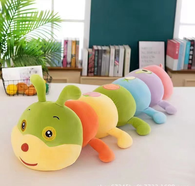 Caterpillar Plush Toy – Pink Bubble