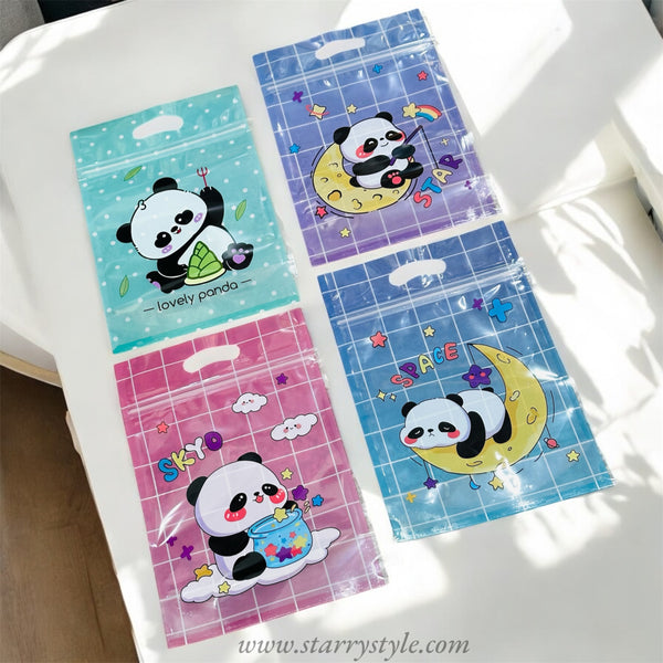 Panda Hamper Pouch – Pink Bubble