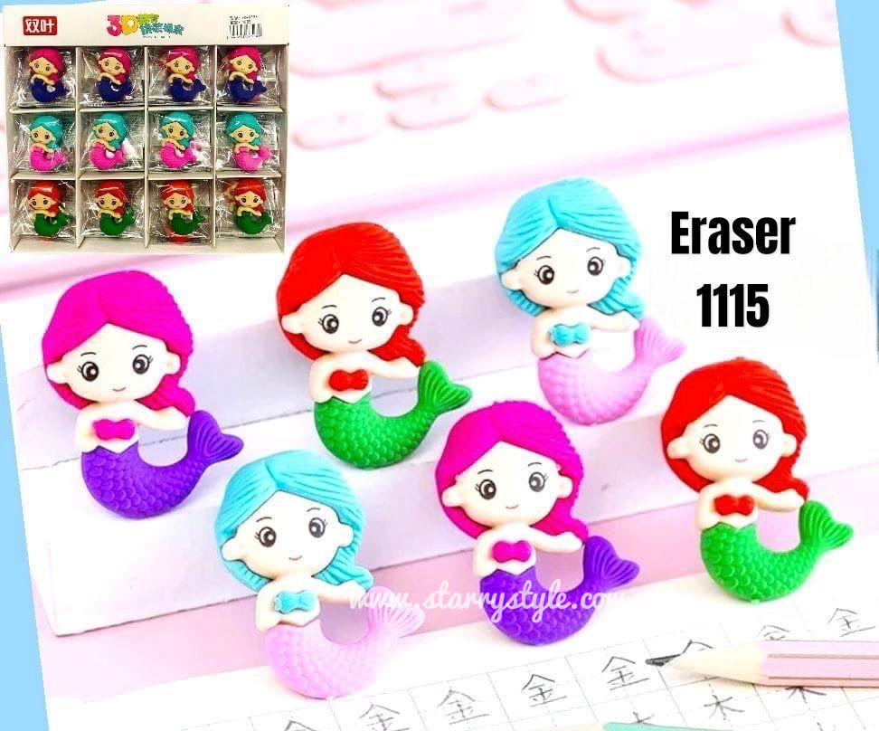 Mermaid eraser – Pink Bubble